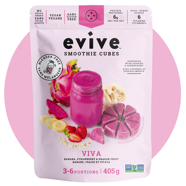 Evive - Ton smoothie parfait, simplifié | Ajoutes seulement de l'eau
